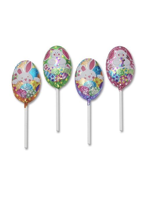 Foil Solid Chocolate Easter Egg Pop | Wilson Candy