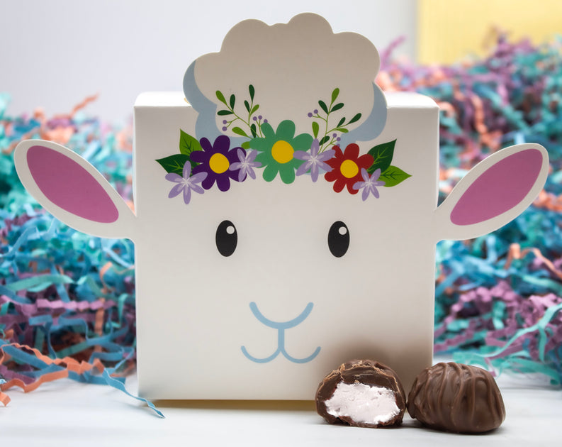 Easter Lamb Box Peanut Butter Bunnies | Wilson Candy